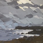 MATTHEW SNOWDEN Moonlite Trearddur 50x50cm - MATTHEW SNOWDEN