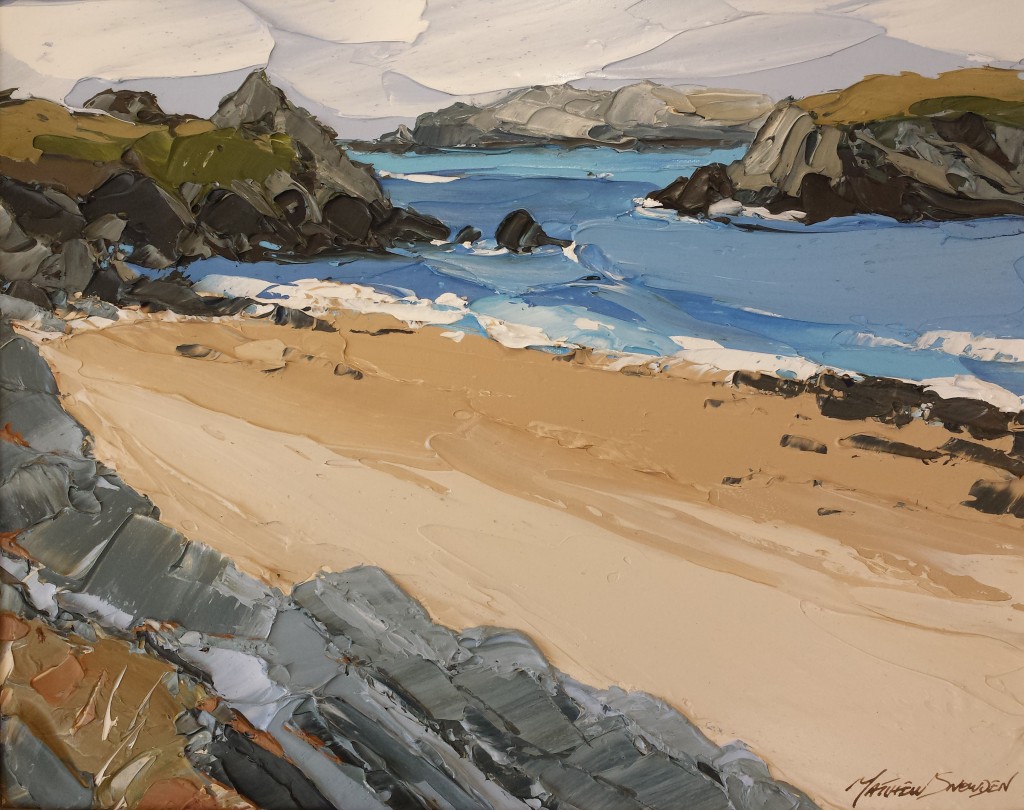 MATTHEW SNOWDEN Porth Dafach, Anglesey 40×50cm - MATTHEW SNOWDEN